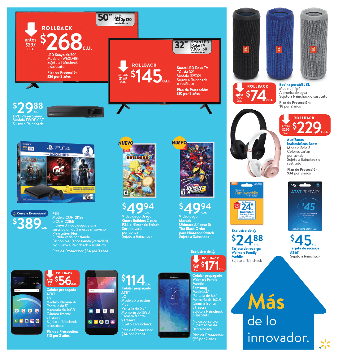 Shopper Walmart 26 de Agosto al 3 de Septiembre de 2019