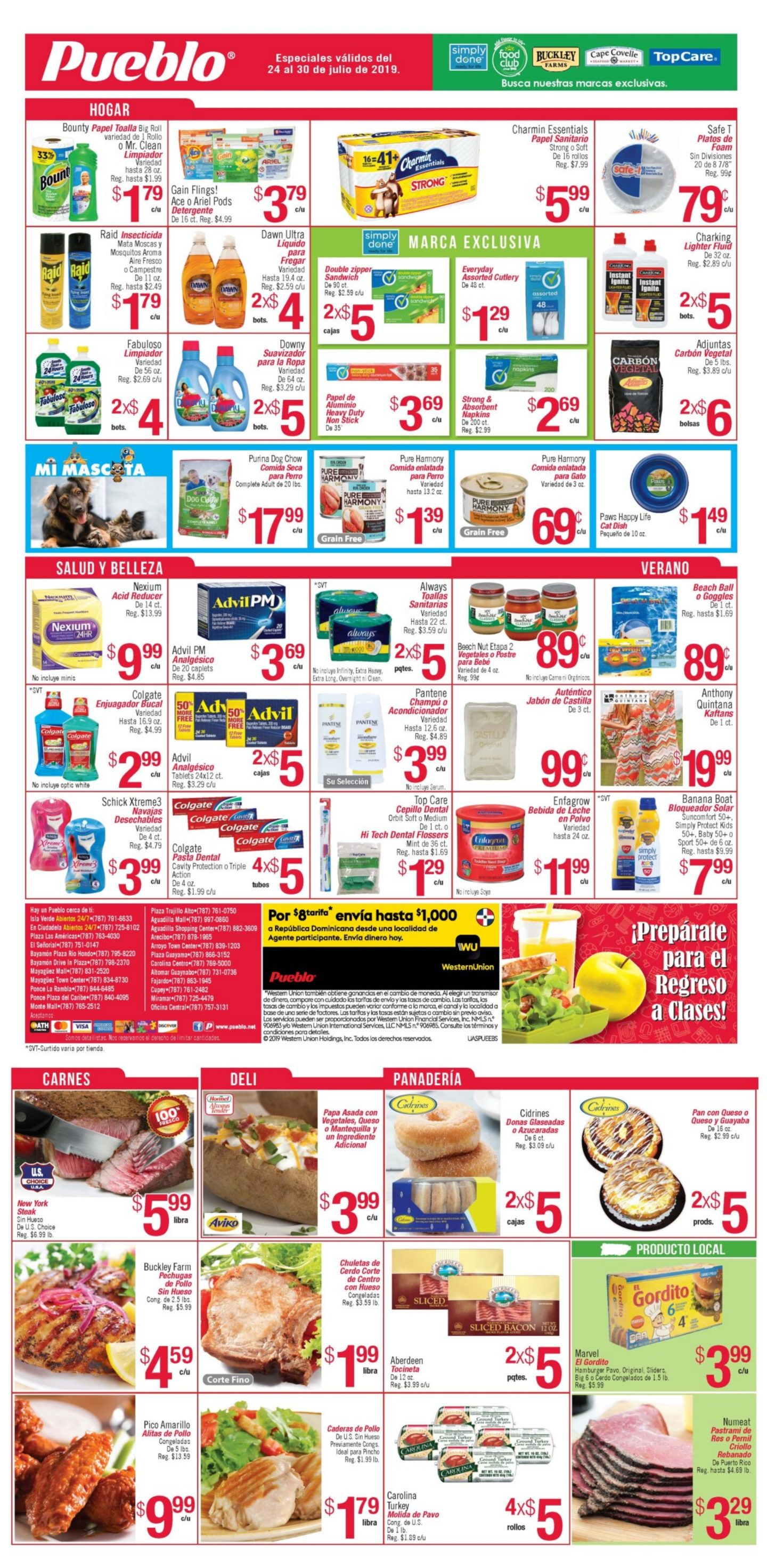 Shopper Pueblo 24 de Julio al 30 de Julio de 2019