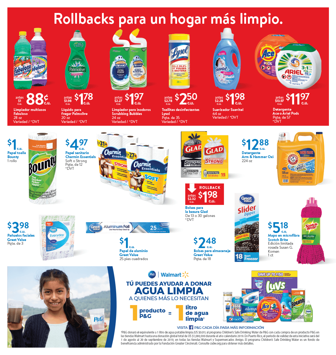 Shopper Walmart 4 de Septiembre al 17 de Septiembre de 2019
