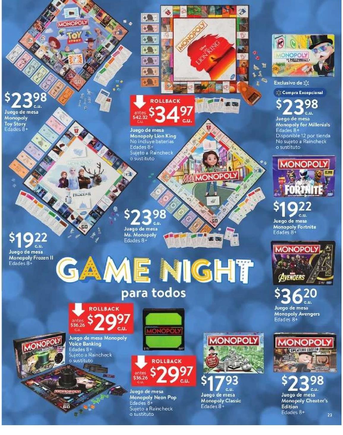 Shopper Walmart 1 de Noviembre al 24 de Dicembre de 2019