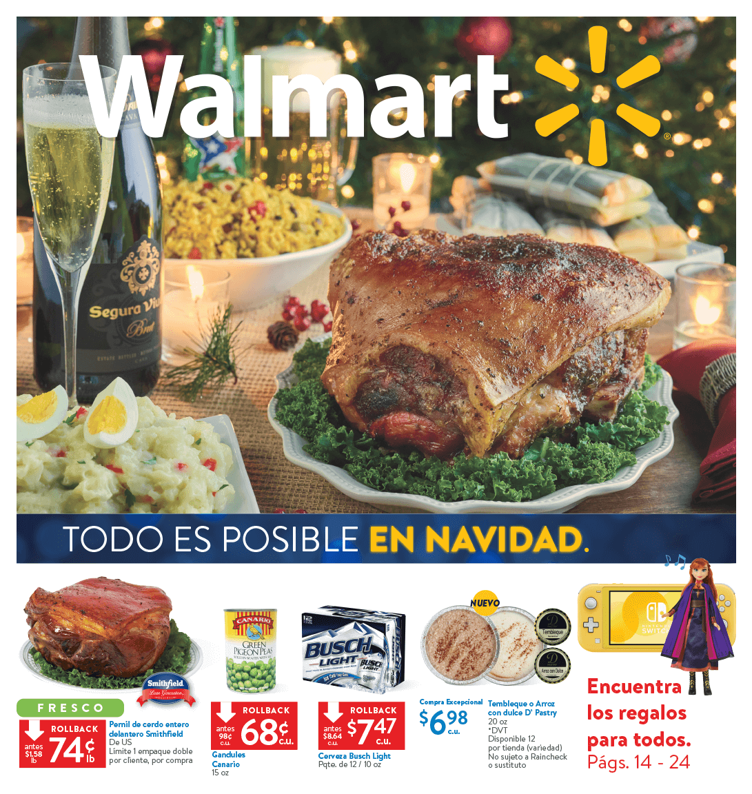 Shopper Walmart 19 de Dicembre al 31 de Dicembre de 2019