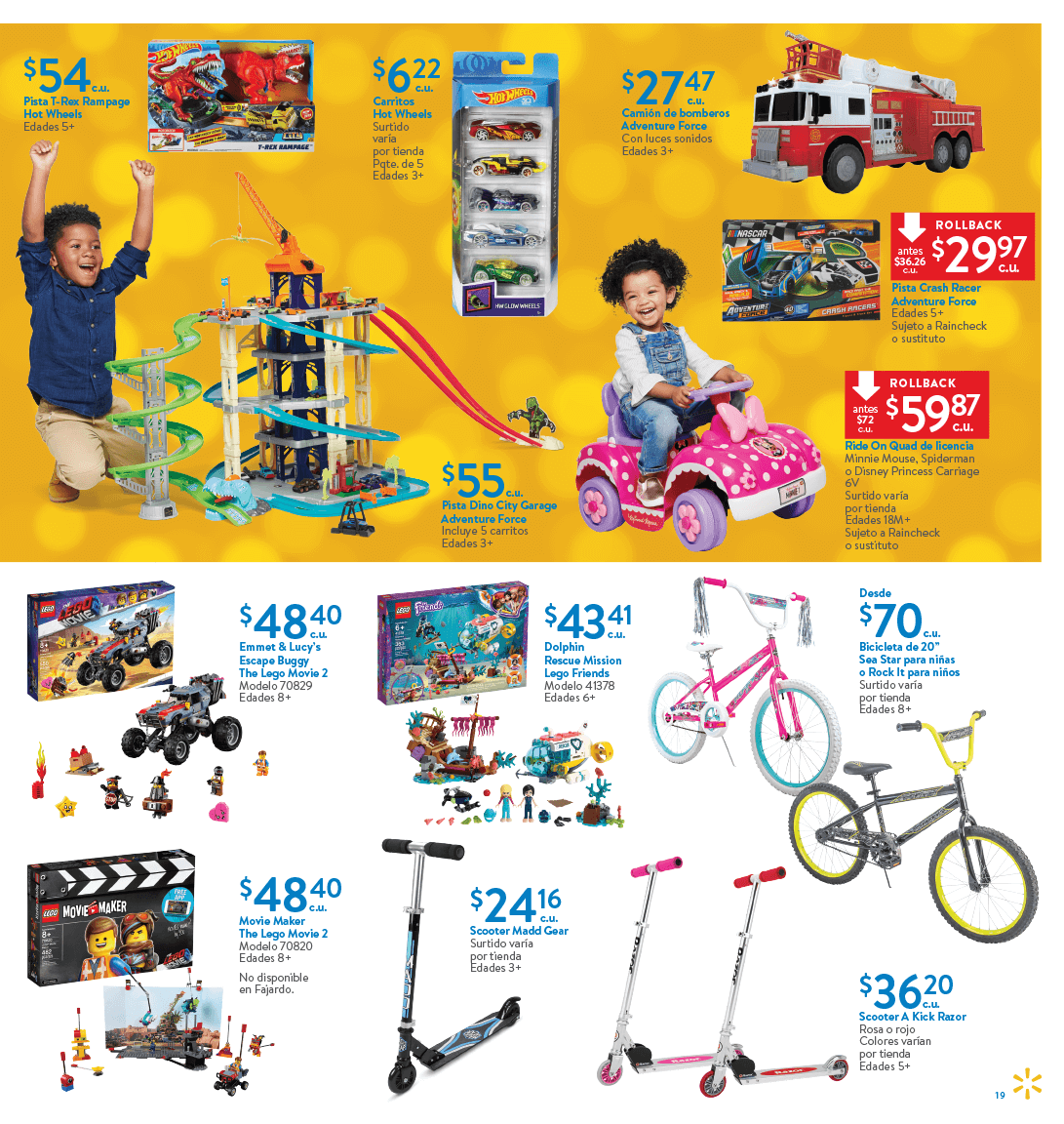 Shopper Walmart 19 de Dicembre al 31 de Dicembre de 2019